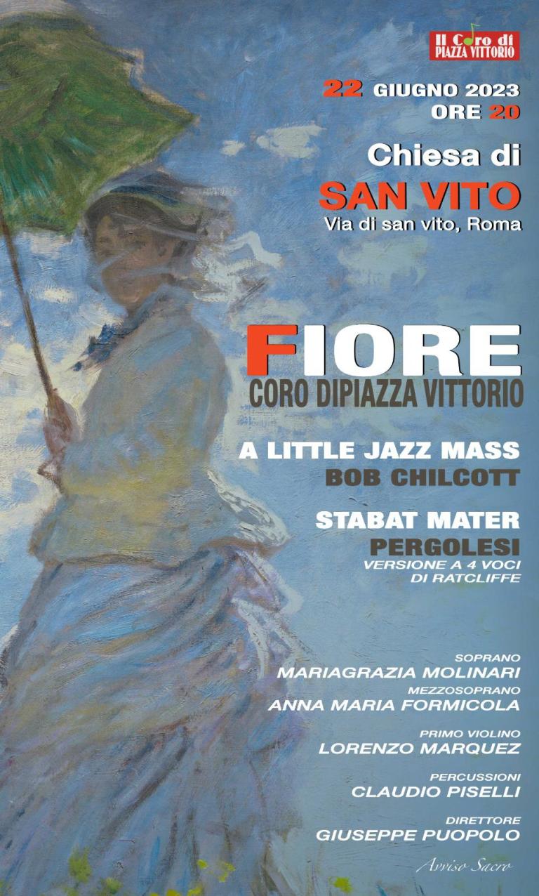 Fiore, concerto a Roma con il soprano Mariagrazia Molinari, giovedì 22 ...